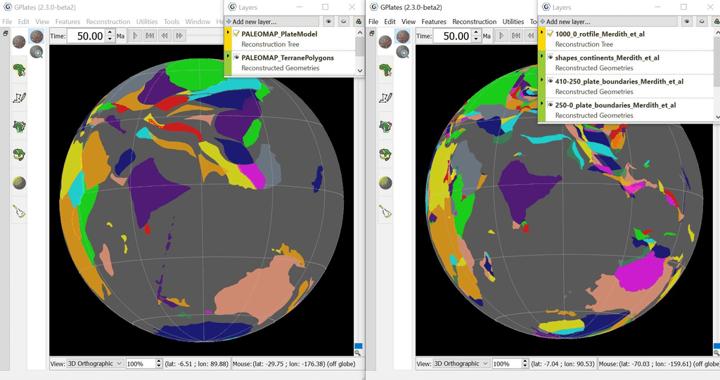 Alternate Plate Reconstructions | Screenshot