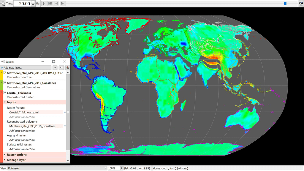 Global Crustal Thickness | Screenshot